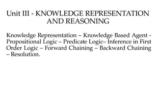 Knowledge representation and reasoning in AI | PPT