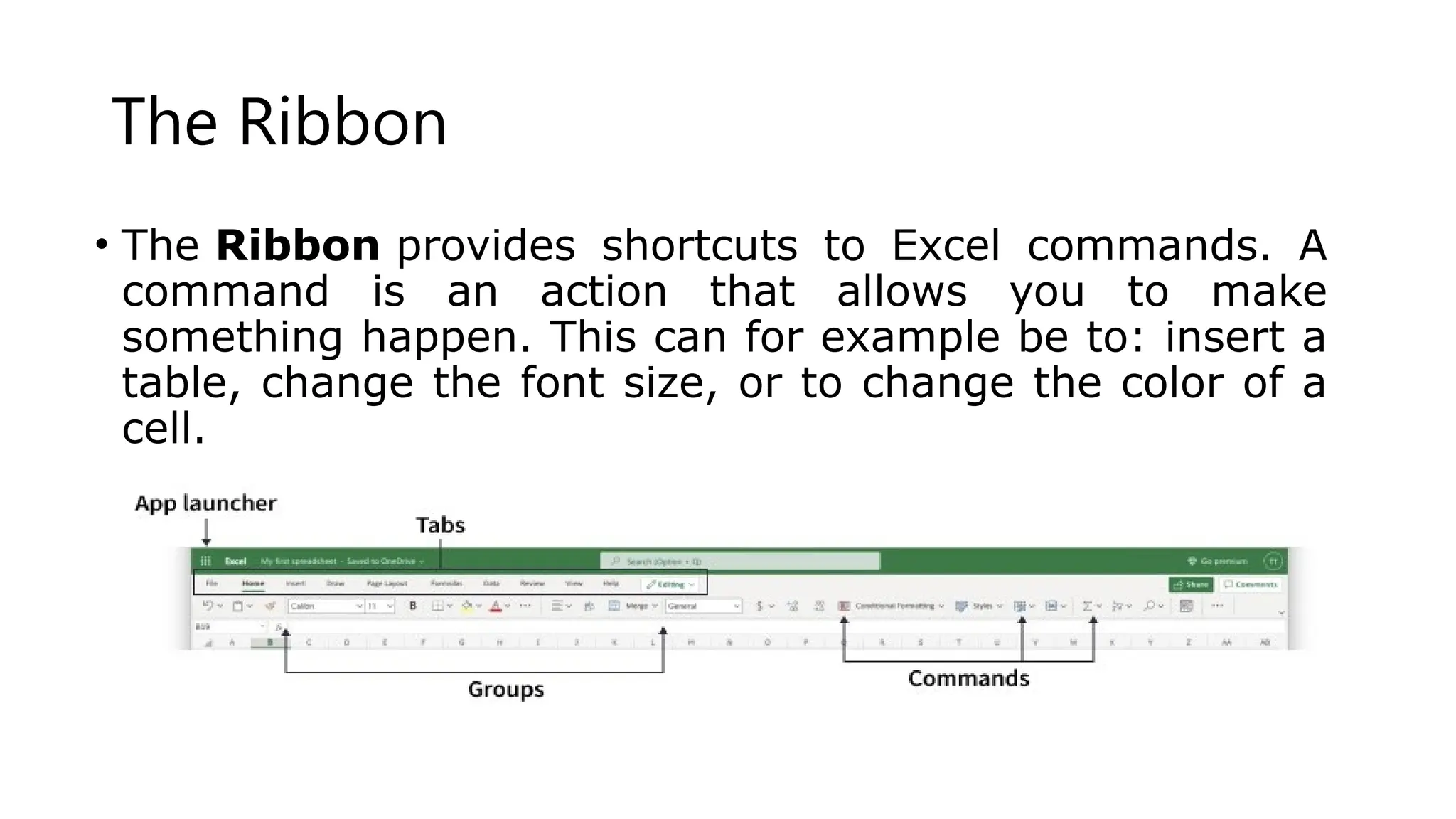 UNIT 3 Excel basics and concept part one | PPT