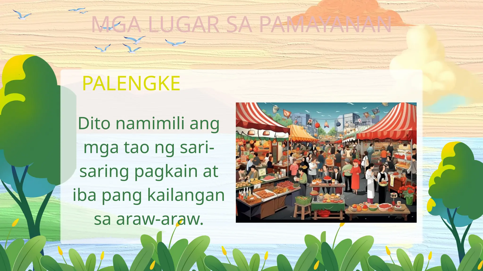 MAKABANSA - pamayanan- mga lugar sa pamayanan - ikatlong markahan | PPTX