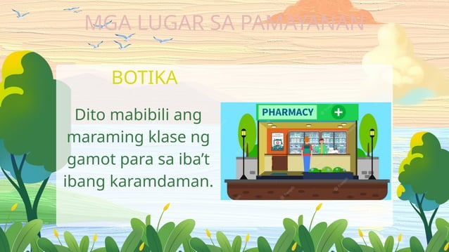 MAKABANSA - pamayanan- mga lugar sa pamayanan - ikatlong markahan | PPTX