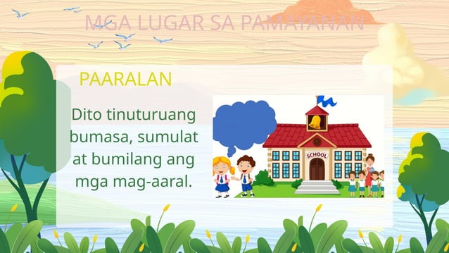 MAKABANSA - pamayanan- mga lugar sa pamayanan - ikatlong markahan | PPTX