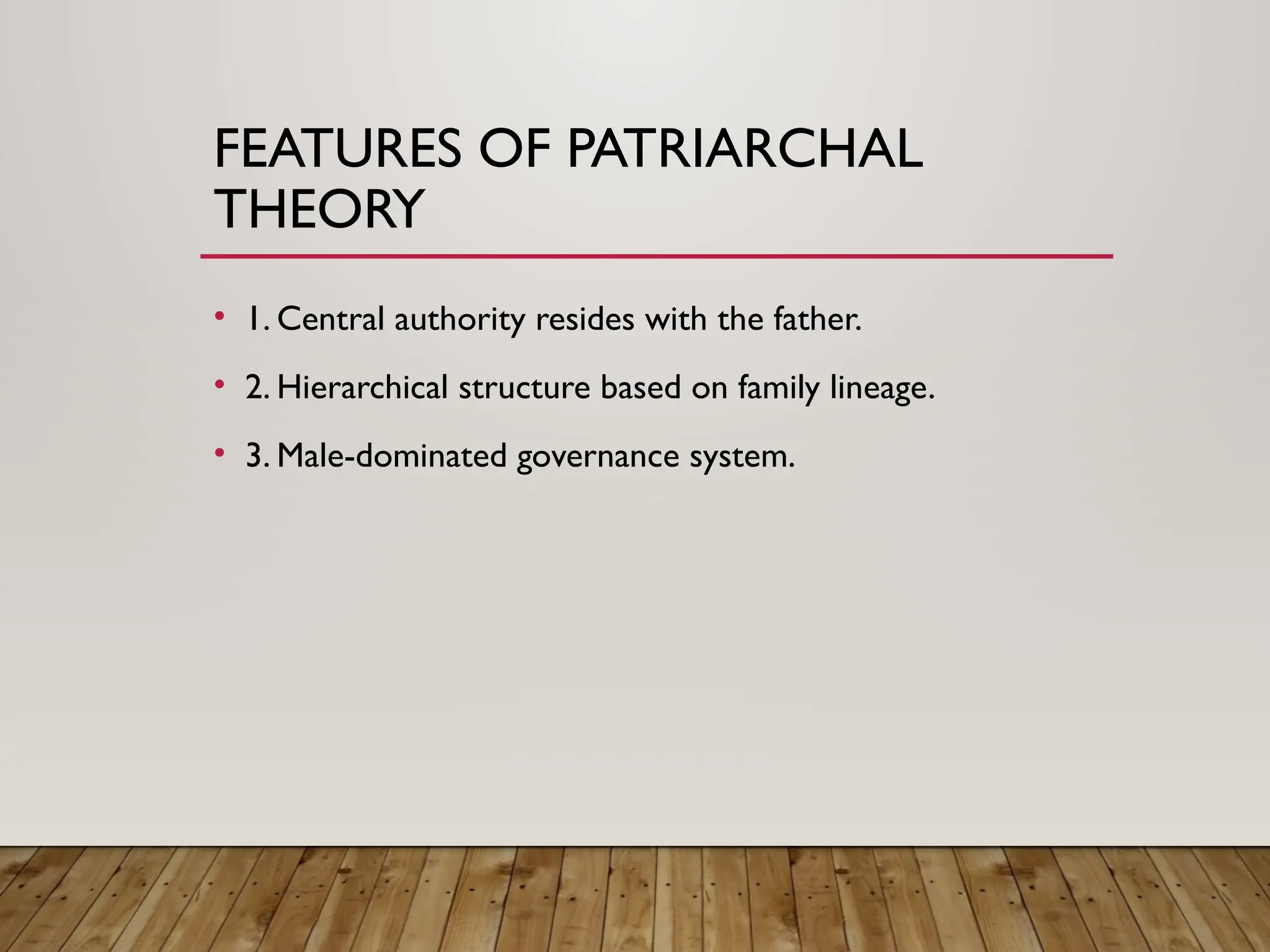 Patriarchal and Matriarchal Theories of State | PPTX