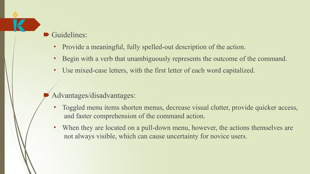 unit -System menus and navigation schemes | PPT