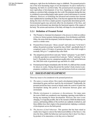 Prenatal, Perinatal, Antenataland Postnatal Developmeny | PDF