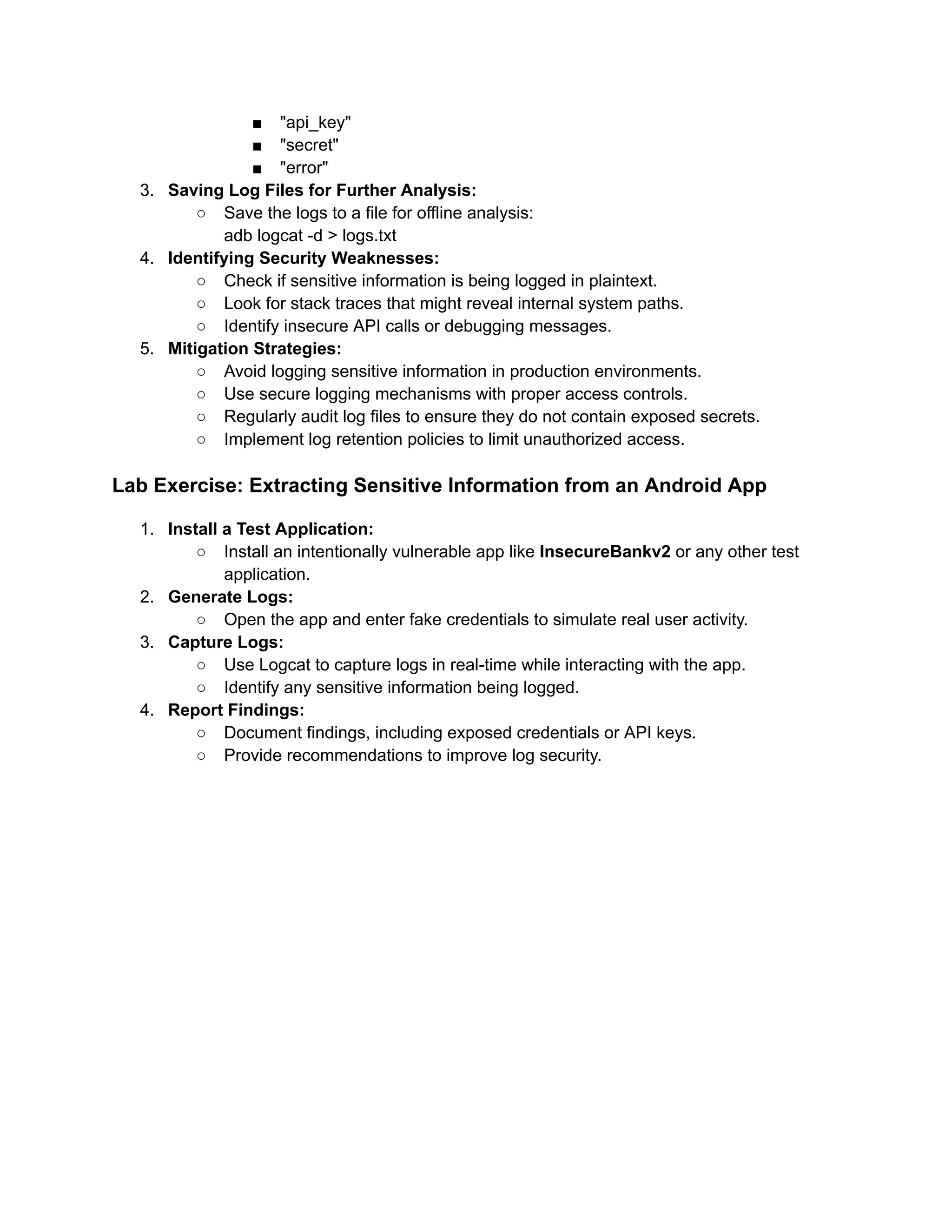 Unit 3 Pentesting Analyze Log File And Find The Secret Information
