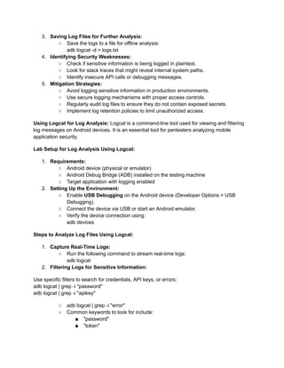 Unit 3 Pentesting Analyze log file and find the secret information ...