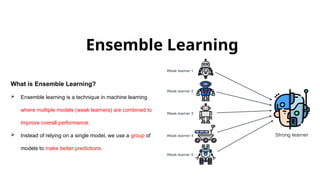 UNIT Ill ENSEMBLE TECHNIQUES AND UNSUPERVISED LEARNING | PPTX