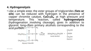 B. Pharmacy Unit-3 (Fats and Oils Reaction and Analytical Constant) | PPTX