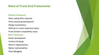 Comprehensive Guide to Front-End Development and Bootstrap Framework | PPTX