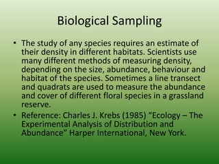 Measuring Biodiversity | PPTX
