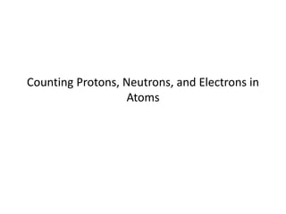 Unit 3 2 structure of the atom | PPTX