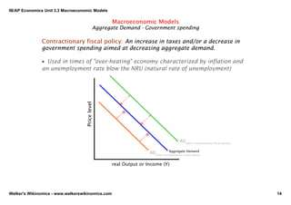 Unit 3.3 macroeconomic models | PDF