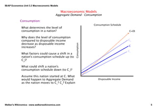 Unit 3.3 macroeconomic models | PDF