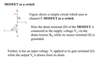 MOSFET as a switch | PDF