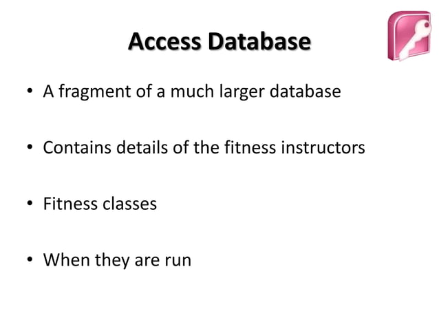 BTEC National in ICT: Unit 3 - Introduction in Access | PPTX