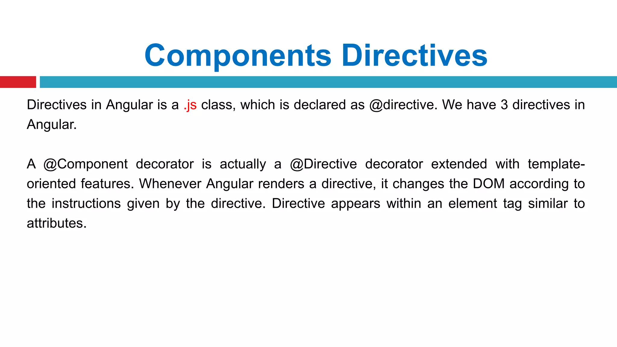 Angular Directives | PPTX