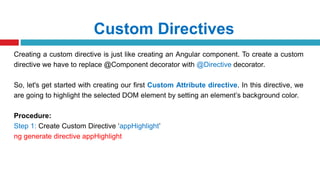 Angular Directives | PPTX
