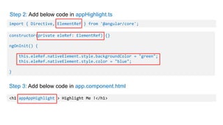 Angular Directives | PPTX
