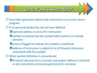 Unit 3 assembler and processor | PPT