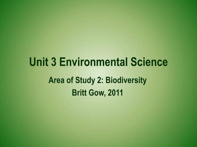 Introduction to Biodiversity | PPTX