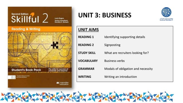 Unit 3 - Business, Skillful book 2 unit 3.pptx | Advertising Industry | Industries
