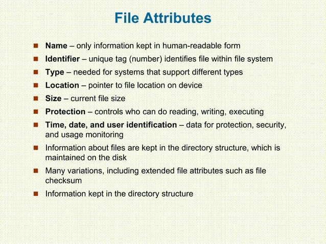 Unit 3 chapter 1-file management | PPT