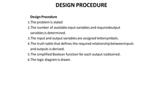Unit 3 combinational circuits | PPTX
