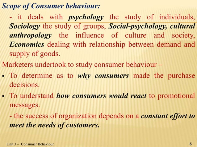 Unit 3 consumer behaviour | PPT | Real Estate Buying and Selling | Real Estate
