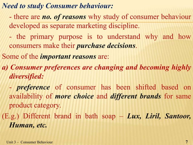 Unit 3 consumer behaviour | PPT | Real Estate Buying and Selling | Real Estate