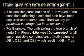 Unit 3 Control Flow Testing | PPTX | Programming Languages | Computing