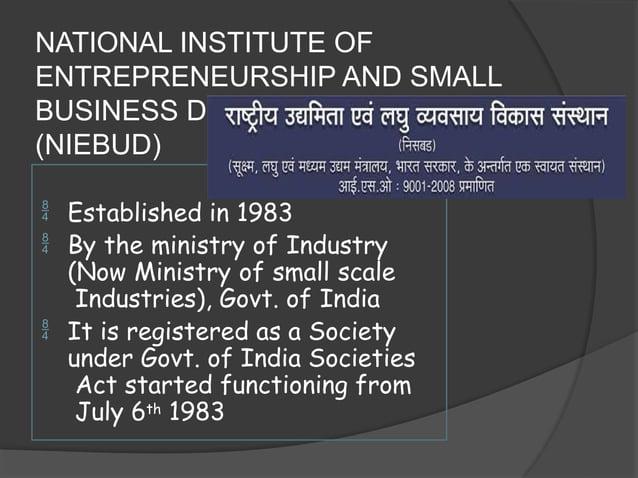 Introduction to entrepreneurship development | PPTX