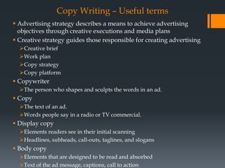 Creative Strategy and advertising budget | PPTX