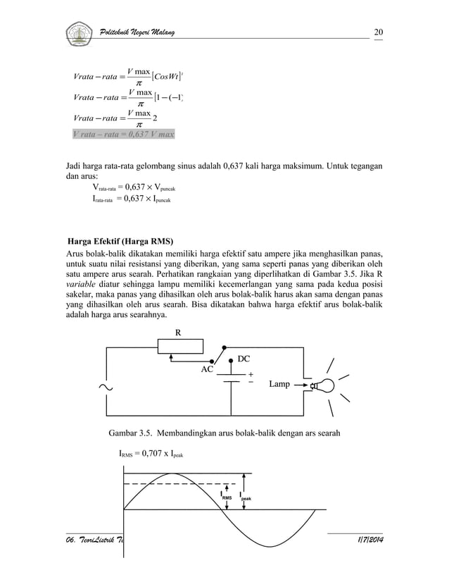 Unit 3 dasar listrik ac | PDF