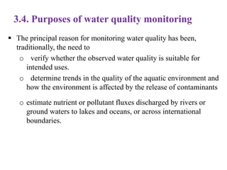 Drinking water and wastewater monitoring | PPTX