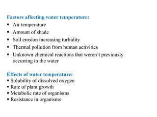 Drinking water and wastewater monitoring | PPTX
