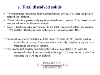 Drinking water and wastewater monitoring | PPTX