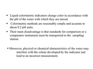 Drinking water and wastewater monitoring | PPTX