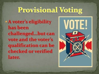 Electoral Process | PPTX