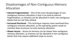 UNIT 3-EXPLAINING THE MEMORY MANAGEMENT LOGICAL AND AND PHYSICAL DATA ...