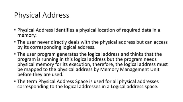 UNIT 3-EXPLAINING THE MEMORY MANAGEMENT LOGICAL AND AND PHYSICAL DATA FLOW DIAGRAMS.pptx ...