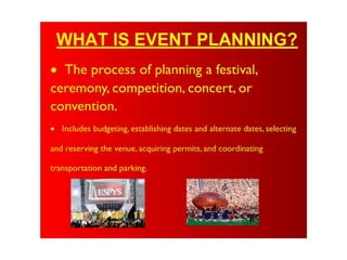 Unit 3 Facility And Event Planning | PPT