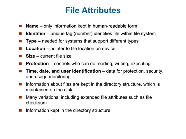 Unit 3 file management | PPT | Operating Systems | Computer Software ...