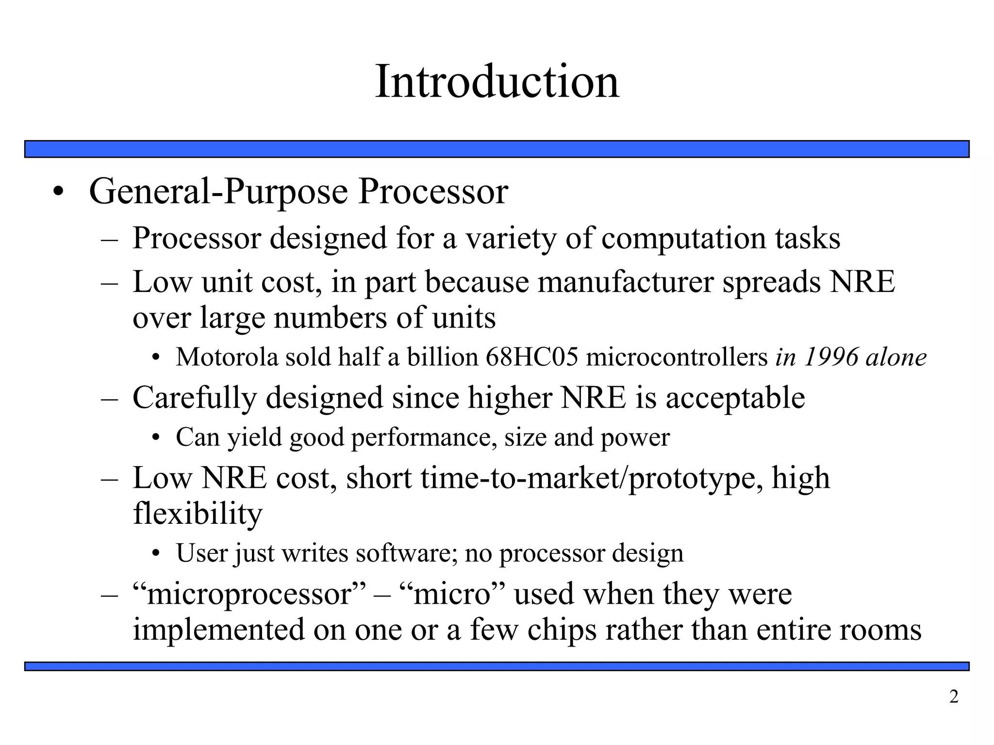 UNIT 3 - General Purpose Processors | PPTX