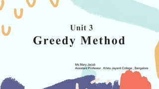 Unit 3 greedy method | PDF