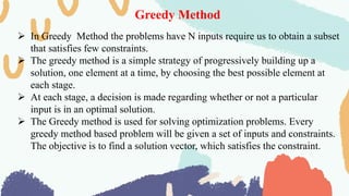 Unit 3 - Greedy Method | PDF