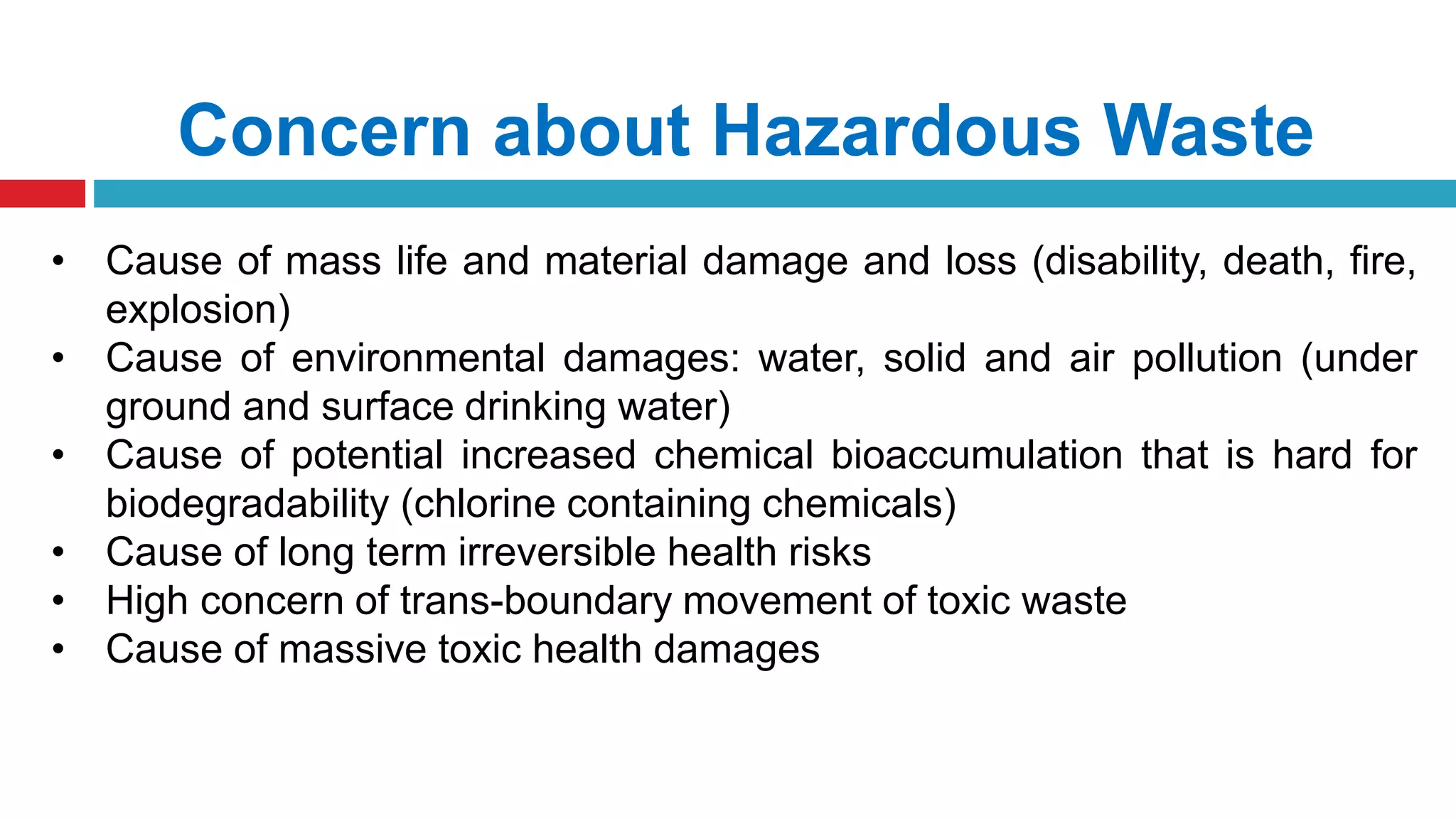 Hazardous Waste Management | PPTX
