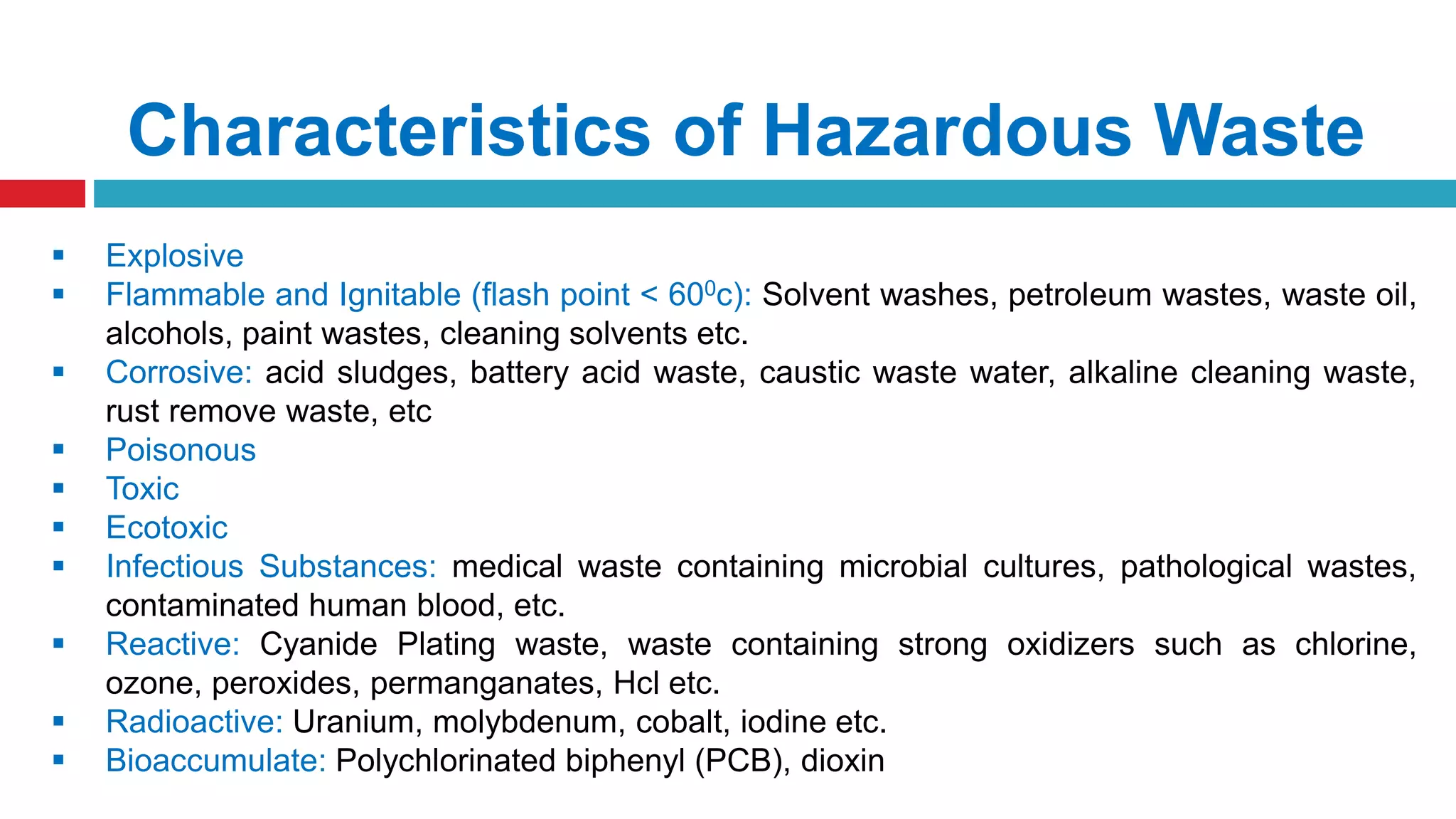 Hazardous Waste Management | PPTX