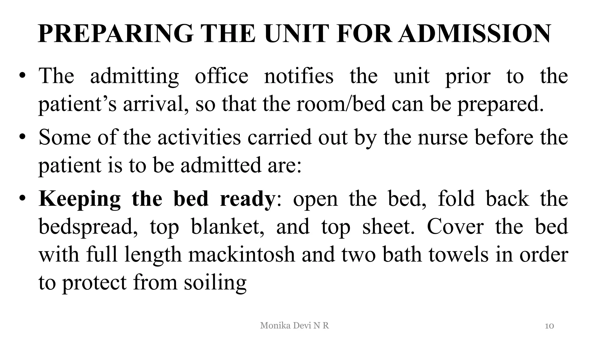 Hospital Admission and Discharge | PPTX