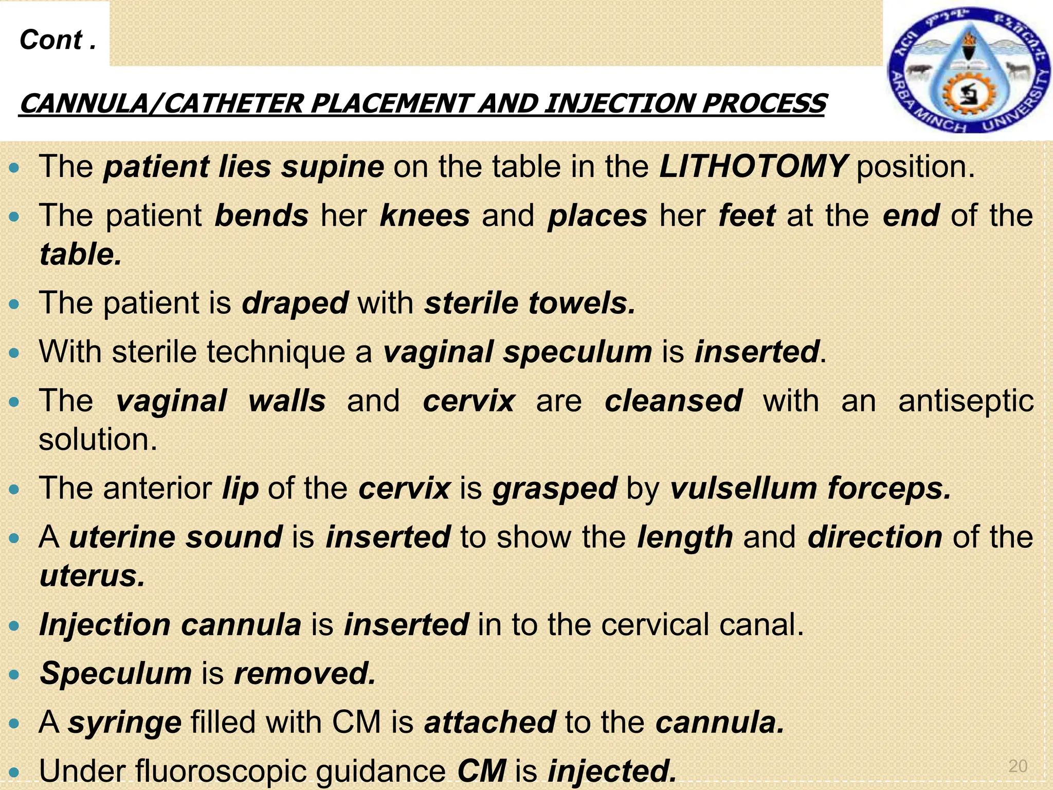 Special radiographic procedure -Hysterosalpingography.pptx