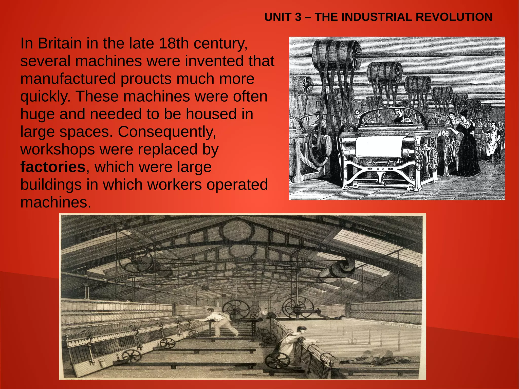 Unit 3- The Industrial revolution | PDF | Land and Farms | Real Estate